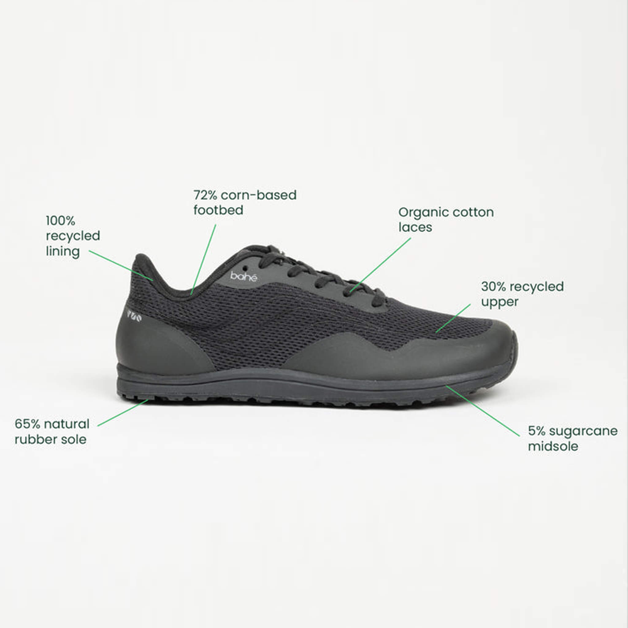 Men's Revive Grounding Barefoot Running Shoes in Eclipse | Bahé